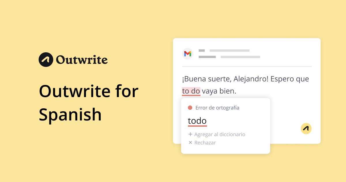 Outwrite for Spanish